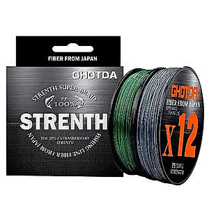 Fishing Line 12 Strands 300M Super PE Braided Fishing Line 25-92LB Multifilament Fishing Line Tackle Tools