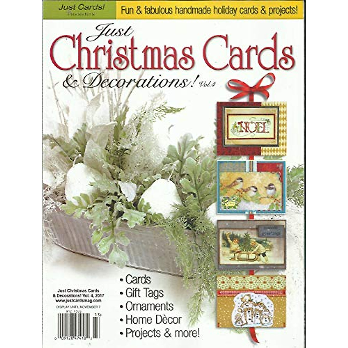 JUST CARDS PRESENTS JUST CHRISTMAS CARDS & DECORATIONS MAGAZINE, ISSUE, 2017