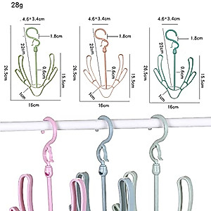 6Pcs Shoe Hanger,Hanging Shoe Organizer,Hanging Shoe Rack,Shoe Drying Rack for Dryer,Shoe Dryer Rack,Shoe Hangers Hanging Drying Rack,Dry Shoe Rack Organizer Shoe Hook Rotating Hanger for Drying Shoe