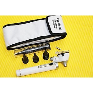 New Premium LED Bright Light Diagnostic Otoscope Pocket Size (White) + 1 Free Extra Replacement Bulb