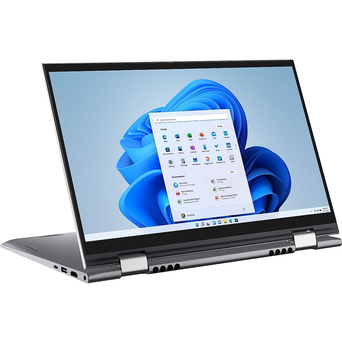 Dell Inspiron 5410 14-inch FHD 1080P 2-in-1 Laptop - Intel Quad-Core i5-1135G7 - 8GB Memory - 256GB SSD - Fingerprint Reader - Backlit Keyboard - WiFi 6 - Windows 10 Home - Silver (Renewed)