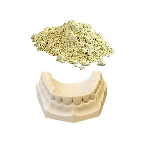 5 lb - Dental Yellow Buff Stone - Gypsum Type III - All Purpose Compound - Model Stones - Used in Dental Lab & Offices ** Includes Scoop **