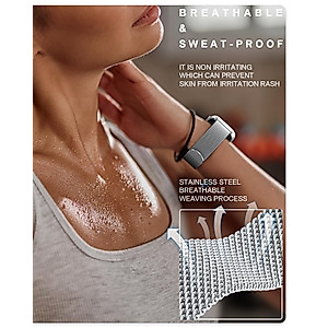 Original Stainless Steel Milanese Loop Compatible with Apple Watch Band 38mm 40mm 41mm 42mm 44mm 45mm 49mm, Magnetic Clasp Replacement Band for iwatch Series 9, Ultra 2, SE, Ultra, 8 7 6 5 4 3 2 1,