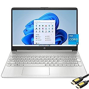 HP 15 Business & Student Laptop, 15.6" FHD Micro-Edge Display, 11th Gen Intel Core i5-1135G7, 16GB RAM, 1TB SSD, Webcam, USB-C, WiFi, Long Battery Life, Free HDMI Cable, Win 11 Home