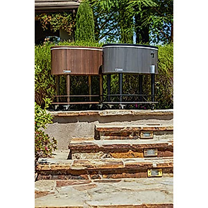 Permasteel PS-A209-BW Patio Cooler, Brown