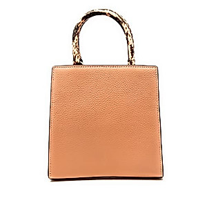 Coach Women's Mini Pepper Crossbody (Pebbled and Snake Embossed Leather - Shell Pink)