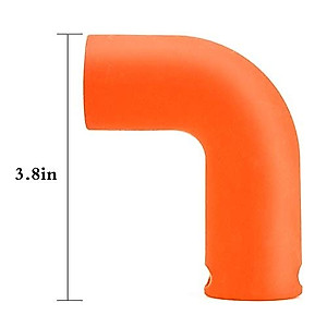 Steam Release Diverter Accessory Fits Instant pot 3, 5, 6,8 Qt Duo & Smart Models Only,Made By High Grade Food Silicone,Helps Protect Cabinets-Orange