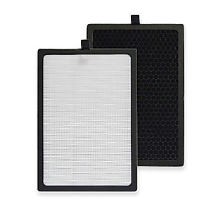 PUREBURG Replacement HEPA filter Set Compatible with Bluemyst Air Purifier,BA1180WK