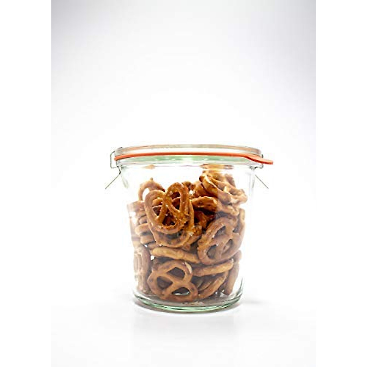 Weck Canning Jars 742 - Weck Mold Jars made of Transparent Glass - Eco-Friendly Canning Jar - Storage for Food, Yogurt with Air Tight Seal and Lid - 1/2 Liter Tall Jars Set - (2 Jars)