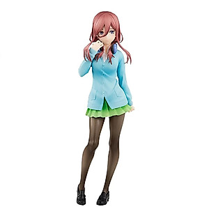 LCDGTJ The Quintessential Quintuplets Anime Figure 5Pcs Set, PVC Collectible Models Desktop Ornaments 17.5cm Girl Uniform Display Statue Toys for Home Decorations & Gifts