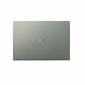 LG Gram 16T90P 16" WQXGA (2560 x 1600) 2-in-1 Lightweight Touch Display Laptop, Intel Evo 11th Gen Core i7 , 16GB RAM, 512GB SSD, 21 Hour Battery, Alexa Built-in, 2X USB-C, HDMI, USB- Green