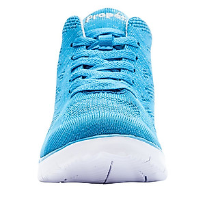 Propet Women's TravelFit Hi Shoe, Pacific/Silver, 6 2E US