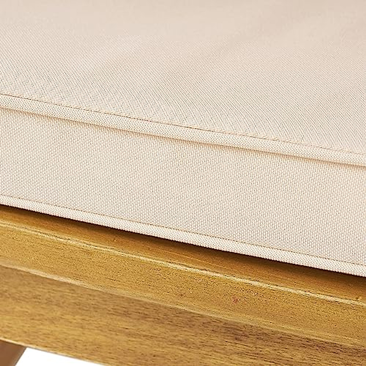 Christopher Knight Home Selma Acacia Rocking Chair with Cushion, Teak Finish