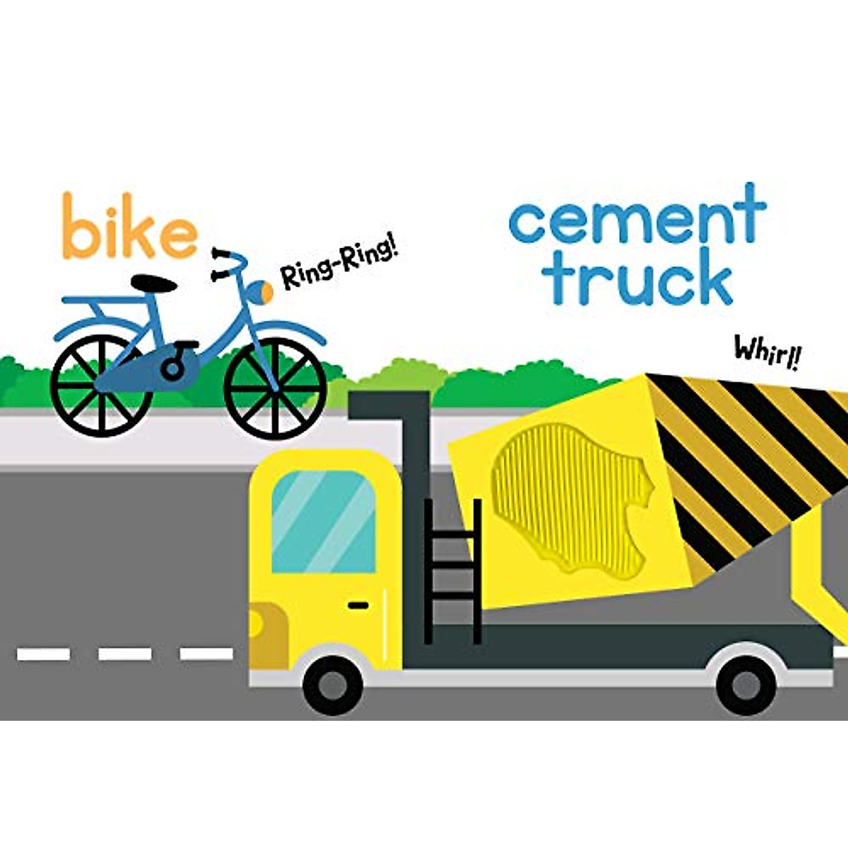 Things That Go Vroom - Silicone Touch and Feel Board Book - Sensory Board Book