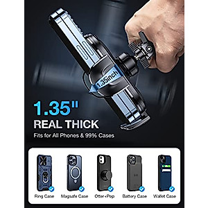 TORRAS [Biggest Clamp Car Phone Holder Mount Vent Clip [Real Thick Case Firmly] Cell Phone Holder Car Air Vent Phone Mount Universal Fit for iPhone 14 13 12 11 Pro Max Samsung Galaxy S22 Ultra Note20