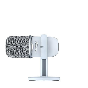 HyperX SoloCast – USB Condenser Gaming Microphone, for PC, PS5, PS4, and Mac, Tap-to-Mute Sensor, Cardioid Polar Pattern, Great for Streaming, Podcasts, Twitch, YouTube, Discord - White