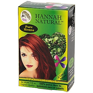 Hannah Natural 100% Pure Henna Powder, 100 Gram