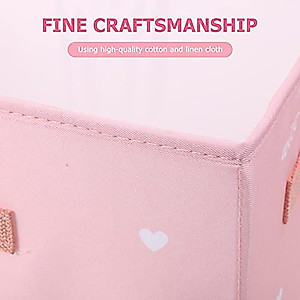 PATKAW Collapsible Storage Boxes Fold- able Sock Storage Box with Lid Clothes Storage Box with Lid (L) Toys Storage Organizer