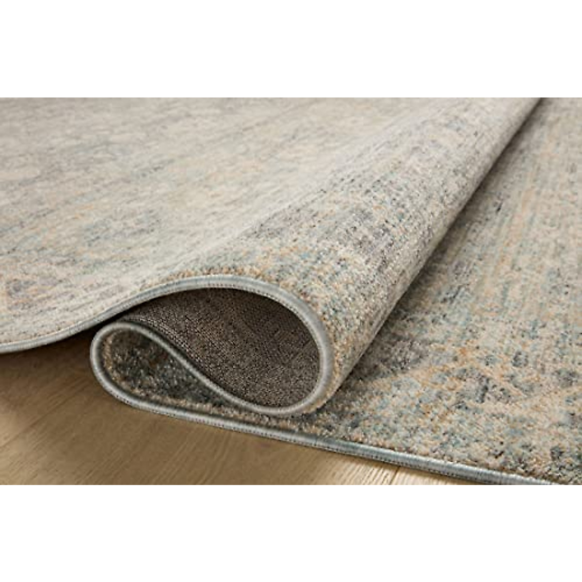 Loloi Angela Rose x Blake Collection BLA-01 Sky/Beige, Transitional 5'-3" x 7'-6" Area Rug