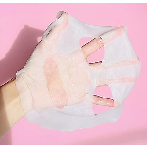 ParadiseGal 10 Face Masks Korean Skin Care - Soothing Collagen Infuser with Rice, Coenzyme Q10, Niacinamide, Ceramide | Best face mask skin care for all skin types (Soothing)