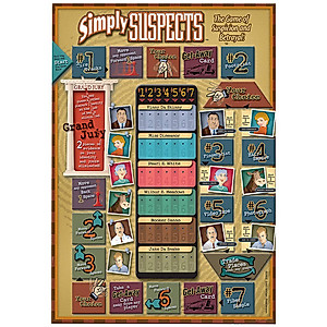 Simply Suspects - Strategy Board Game - from Spy Alley