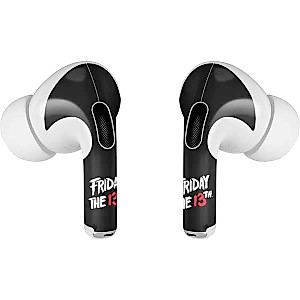 Skinit Decal Audio Skin Compatible with Apple AirPods Pro - Officially Licensed Warner Bros Jason Voorhees Design