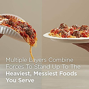 Dixie Ultra 10" Heavy-Weight Paper Plates by GP PRO (Georgia-Pacific), Pathways, SXP10PATH, 500 Count (125 Plates Per Pack, 4 Packs Per Case)