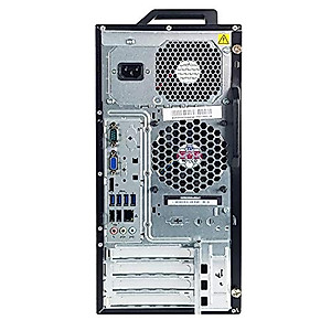 Lenovo ThinkStation E31 Tower PC, Intel Quad Core i5-3470 up to 3.6GHz, 16G DDR3, 240G SSD + 1T, DVD, WiFi, BT 4.0, Windows 10 64 Bit-Multi-Language Supports English/Spanish/French(Renewed)