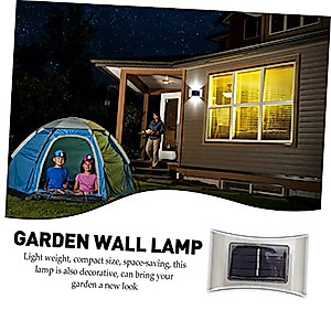 Uonlytech 1 Set Night Light Wall Lights Outdoor Exterior Outdoor Wall Lights Outdoor Wall Sconce Patio Wall Lights Exterior Wall Lantern Down Lights Outdoor Solar Powered Lamp Home Wall Lamp