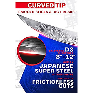 DALSTRONG Butcher Knife - 8 inch - Shogun Series ELITE - Japanese AUS-10V Super Steel - G10 Handle - Vacuum Treated - Meat, Kitchen Slicer - Razor Sharp Breaking Knife - BBQ Knife - Sheath Included