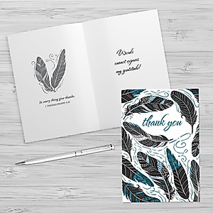 Faithfully Yours Designer Greetings Inspirational Thank You Boxed Card Assortment, With Gratitude with Biblical Scripture Verses (Box of 12 Greeting Cards with Envelopes)