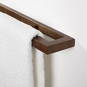 Towel Racks for Bathroom Wall Mounted,Wooden Bathroom Towel Holder,Heavy Duty Towel Bar Enhance Your Modern Bathroom Decor