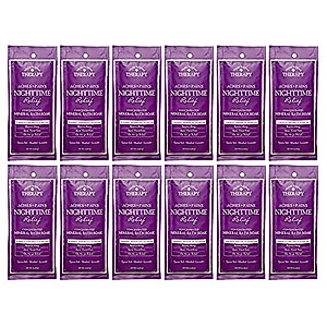 Village Naturals Therapy, Mineral Bath Soak, Aches & Pains Nighttime Relief, 2 Oz, Pack of 12