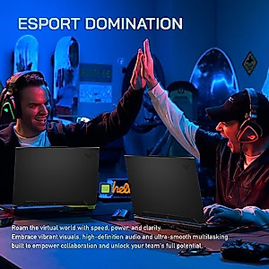 ASUS TUF F15 15.6” FHD Gaming Laptop, Intel Core i7-12700H, NVIDIA GeForce RTX 4070, 64GB RAM, 4TB SSD, RGB Keyboard, Numpad, Smart AMP Audio, Wi-Fi 6, Gray, Win 11 Pro, 32GB USB Card