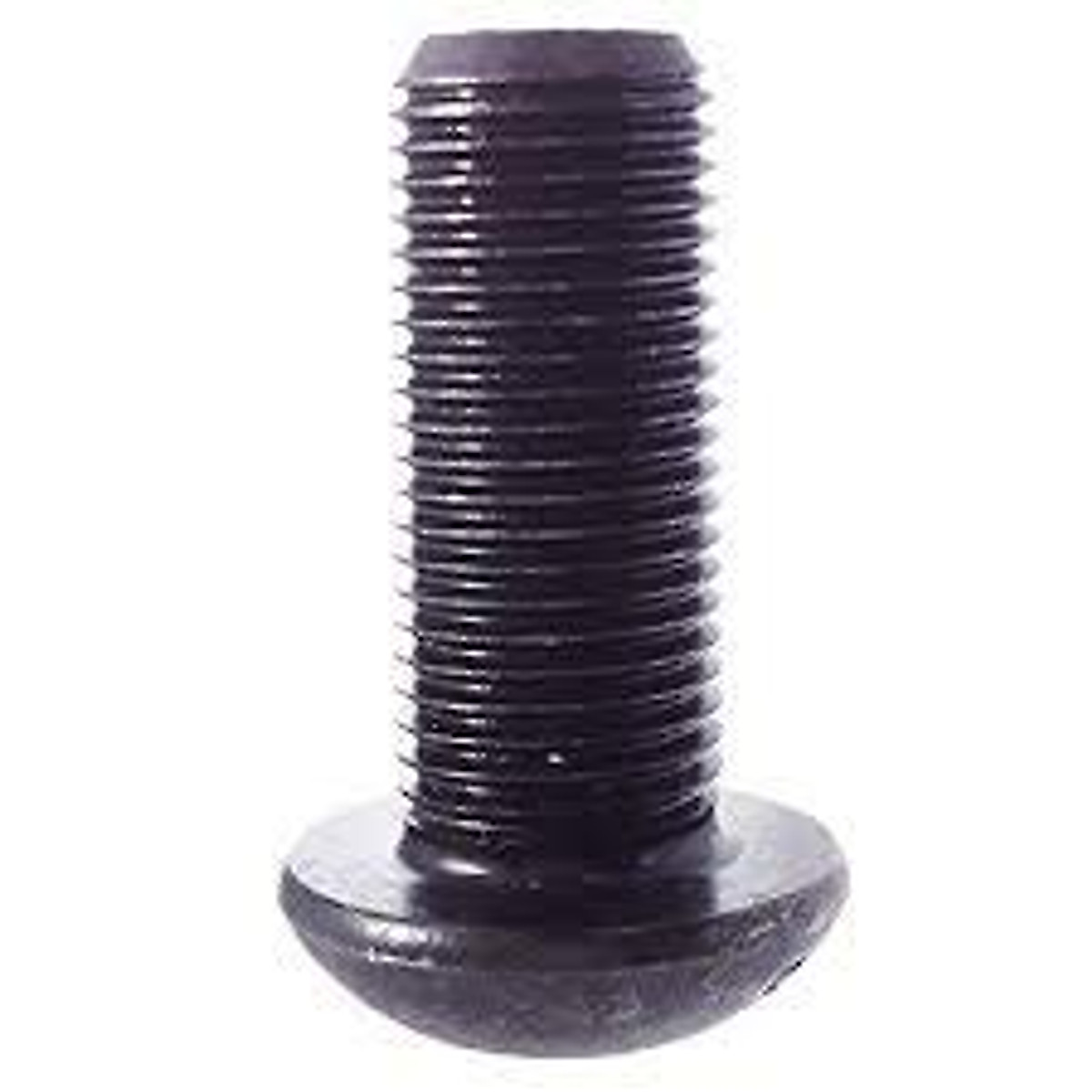 5/16"-24 x 2-1/2" Button Head Socket Cap Screw, Allen Socket Drive, Black Oxide, Alloy Steel, Full Thread - Quantity 10 - by Fastener Depot, LLC
