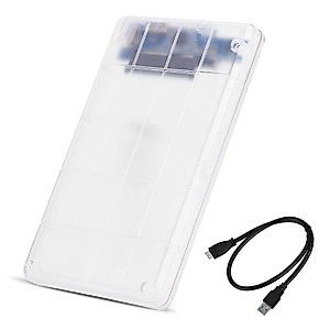 2.5 Inch SATA to USB 3.0 Hard Drive Disk Enclosure, HDD SSD Storage Box Case Enclosure
