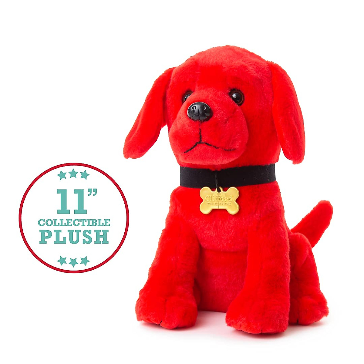 Clifford The Big Red Dog Plush Toy Collectable - Based Off of Clifford Live Action Movie - Officially Licensed Children’s Book Plush Doll - PBS Educational Toy for Adult, Teens, Kids - 11” Tall Plush