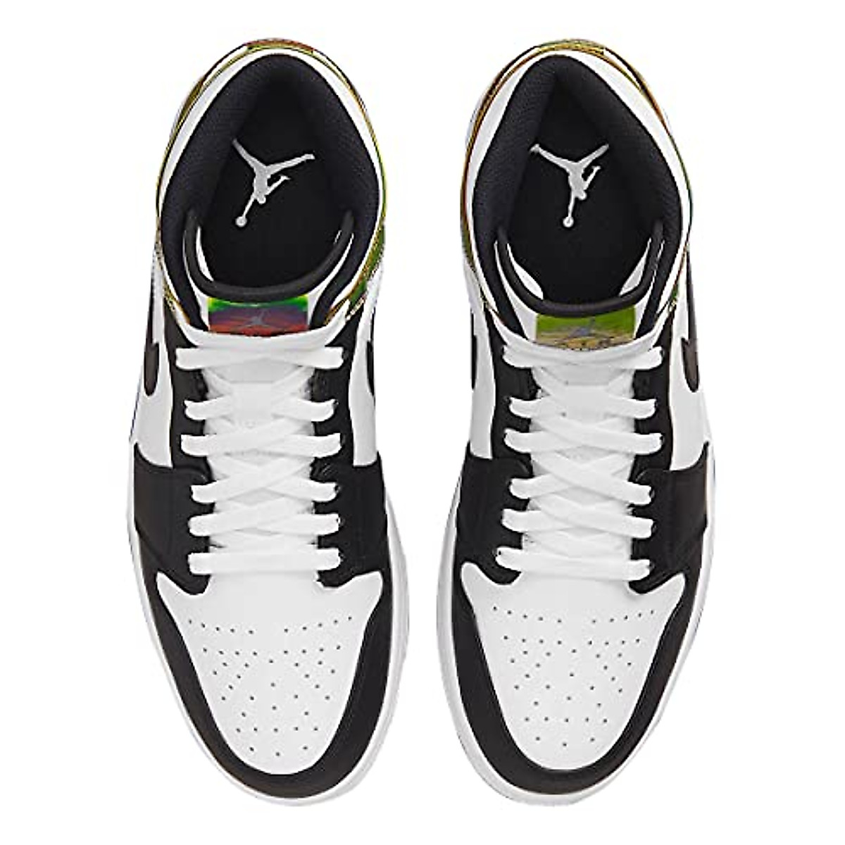 Jordan Mens Air Jordan 1 Mid SE DM7802 100 Heat Reactive - Size 11 White/Black