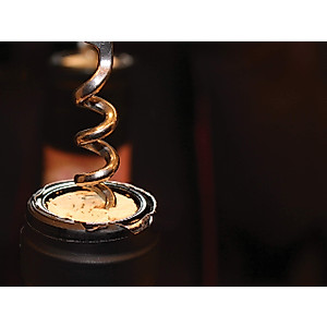 Fantes Rubber-Touch Wing Corkscrew, Made in Italy, 6.75-Inches x 2.625-Inches, The Italian Market Original since 1906