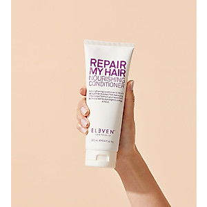 ELEVEN AUSTRALIA Repair My Hair Nourishing Conditioner Rebuild Damaged Hair & Protect From Heat Styling - 6.8 Fl Oz