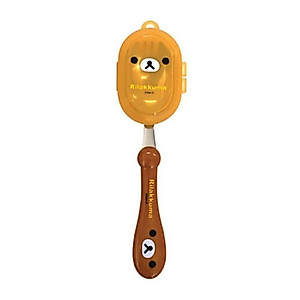 Generic Cute Bear Designed Stainless Steel Spork (Spoon Fork) with Cover (Brown), Medium