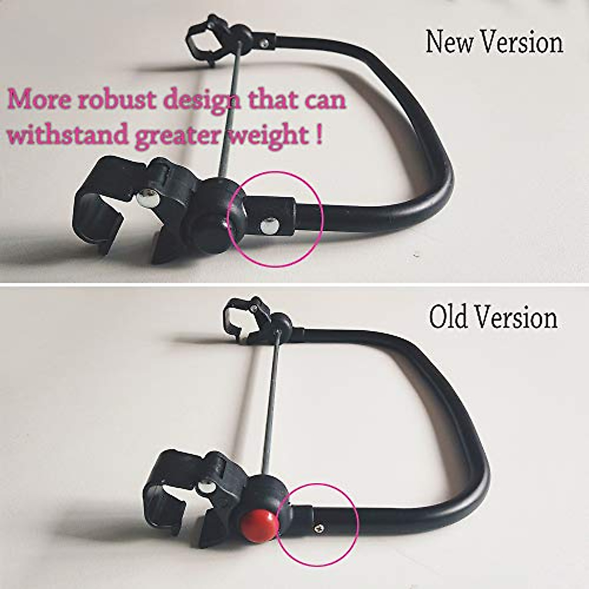 SeedFuture Stroller Footrest Black for Babyzen YOYO, Stroller Accessories Baby Leg Rest Fits Babyzen YOYO YOYO+ YOYO2 Baby Time, 8.5 Inch Long Extend Infant Pram Footboard