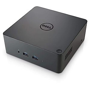 Dell TB16 Thunderbolt 3 (USB-C) Docking Station with 180W Adapter, Black, Model:452-BCNP
