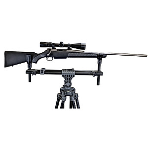 BOG FieldPod Magnum Hunting Rest with Ultra-Stable Dual Frame Construction, Bubble Level, Spiked All-Terrain Feet, Non-Marring Hands-Free Gun Rest, and Tension Knobs for Hunting, Shooting, and Outdoor