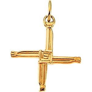 Bonyak Jewelry St. Bridget's Cross Pendant in Sterling Silver