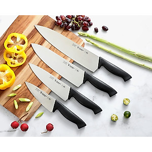 Humbee Cuisine Pro 12-Inch Chef Knife High Carbon Stainless-Steel Extra-Wide Razor-Sharp Blade Comfortable Grip Handle Dishwasher Safe, NSF Certified