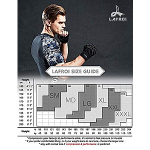 LAFROI Men's Short Sleeve UPF 50+ Baselayer Performance Compression Shirt Rash Guard-CLY08 Hannya Size SM