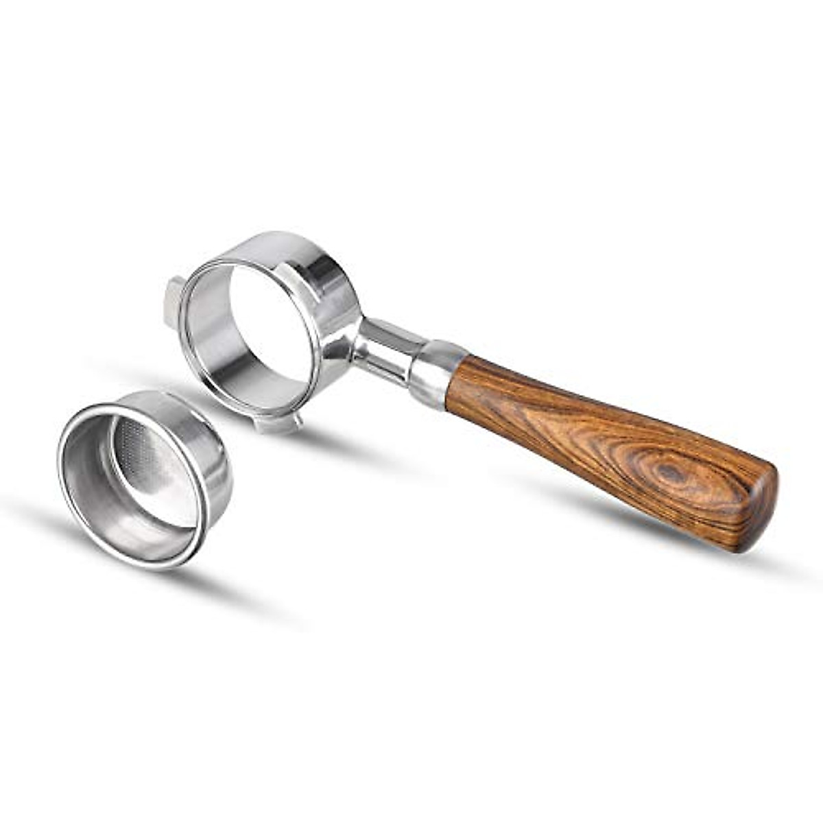 54mm Bottomless Portafilter, MATOW 54mm Bottomless Naked Portafilter Compatible with 54mm Breville Barista Series and 54mm Breville Machines (Filter Basket Included)