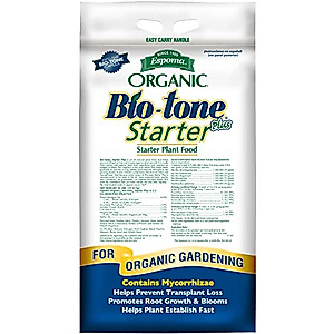 Espoma Organic Bio-Tone Starter Plus 4-3-3 Natural & Organic Starter Plant Food with Both Endo & Ecto Mycorrhizae; 25 lb. Bag; The Ultimate Starter Plant Food
