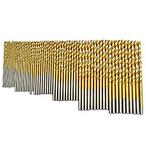 60Pcs Drill Bits Set 1/8 1/16 3/64 5/64 3/32 7/64 Micro Drill Twist Drill Bit Set Jobbers Length Mini Micro Drill Perfect Use for Steel Wood Plastic Aluminum Alloy